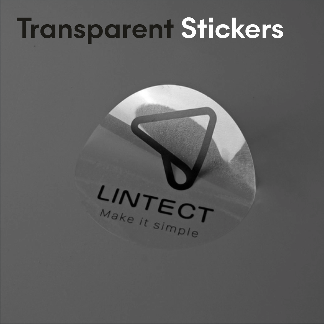 Transparent/Clear Labels & Stickers – Kraftix Digital